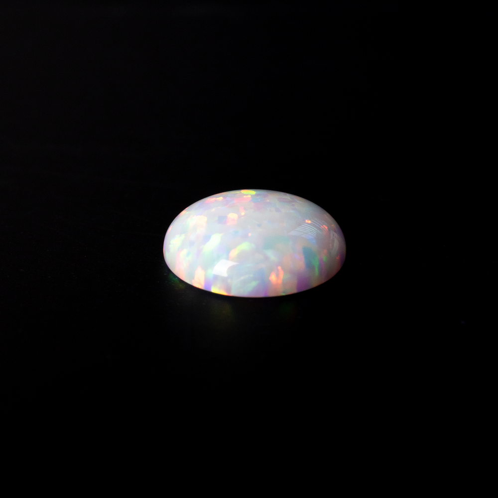 white fire opal gemstone